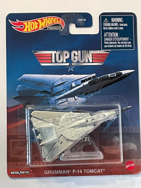 HOT WHEELS PREMIUM ~Top Gun~ Grumman F-14 Tomcat Diecast Jet Plane 2022 ...