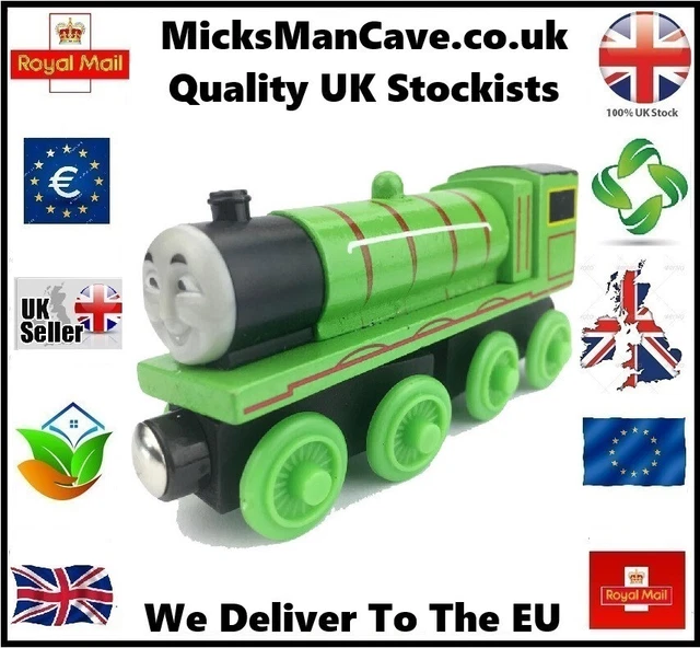 HENRY THOMAS THE Tank Engine Wooden Toy Train Magnetic Brio Compatible ...