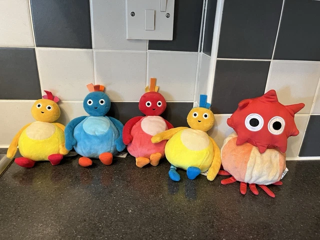 CBEEBIES TWIRLYWOOS BUNDLE Plush Toys Big Hoo Toodloo Chickedy Chick ...