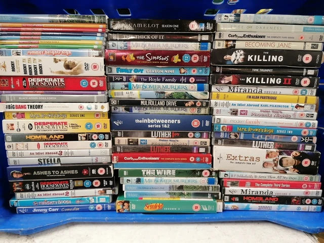 BBC ITV CHANNEL 4 SKY DVD Box Set TV Series and Movies Job Lot ...