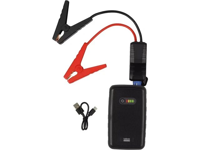 HALFORDS ADVANCED LITHIUM Jump Starter 2L 400A 6000 mAh Power Bank USB ...