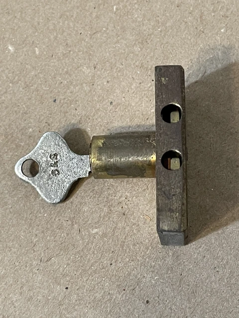 SET OF 2 International Time Recording Master Clock Door Lock Hardware ...