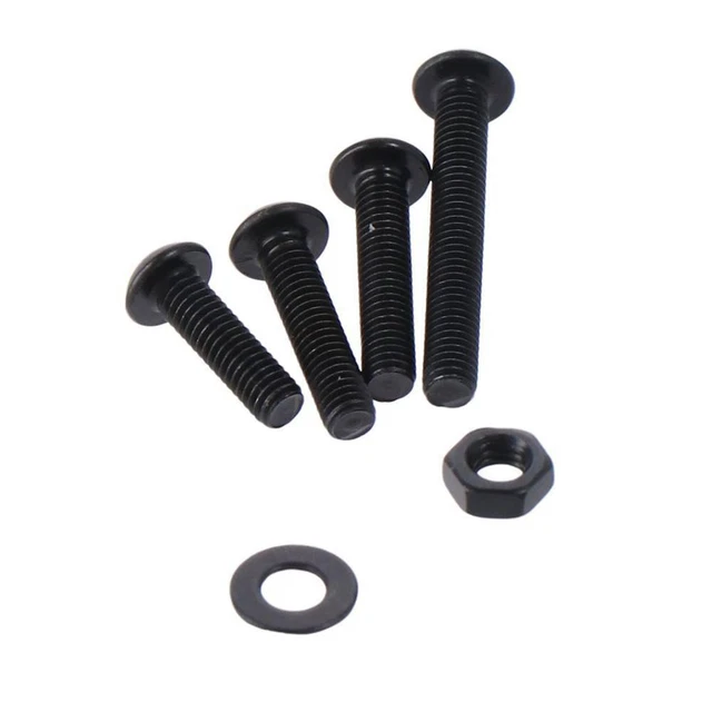 900PCS BLACK BOLTS and Nuts Washers Kit Socket Head Screws Electronic Products EUR 25,25 ...