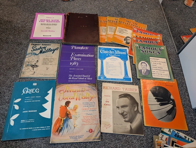 CLASSICAL MUSIC SHEETS Music Masterpieces Famous Songs Pianist Booklets ...