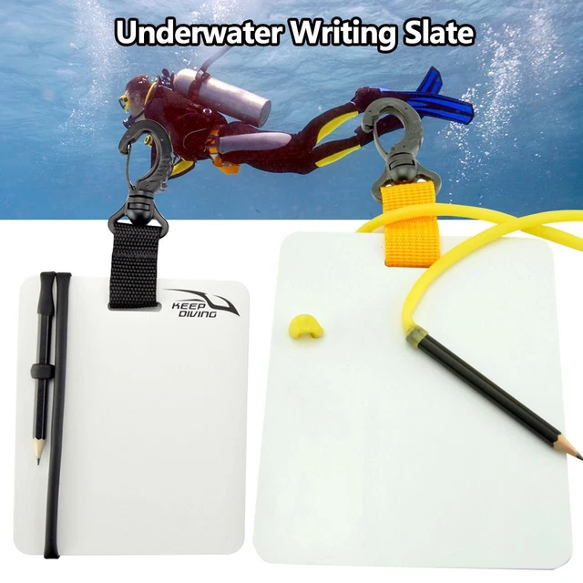 RECORD BOARD UNDERWATER Writing Slate Diving Wordpad Diving Accessories ...