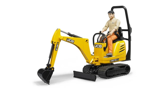 BRUDER JCB MICRO Excavator 8010 CTS with Construction Worker – 1:16 ...