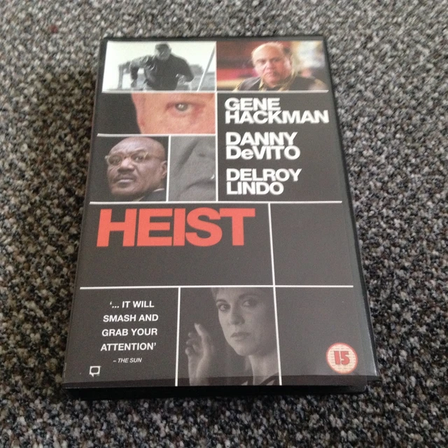 THE HEIST BIG Box Vhs Video Gene Hackman Danny Devito Tested Free ...