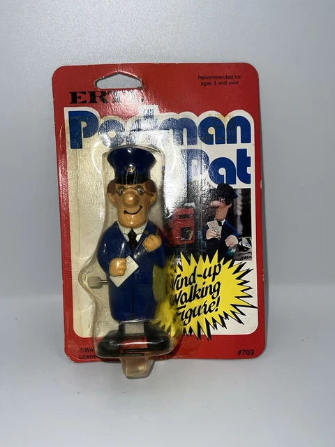 RARE VINTAGE POSTMAN Pat Figure ERTL Wind Up Walking Post Man £14.99 ...