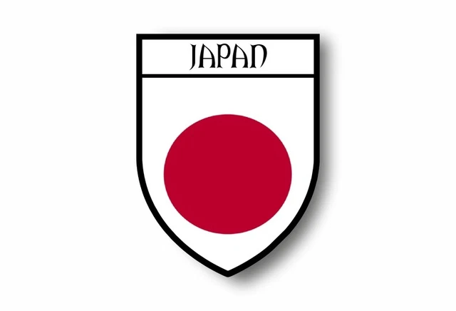 STICKERS DECAL SOUVENIR vinyl car shield city flag world crest japan $6 ...