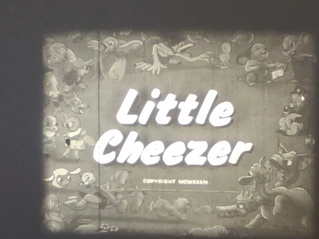 LITTLE CHEEZER 1936 16Mm B/W Sound 250Ft Cine Film Rudolf Ising Cartoon ...