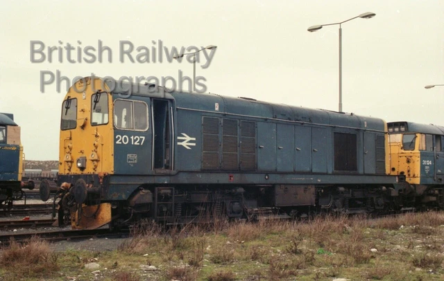 35MM NEGATIVE BR British Railway Diesel Loco Class 20 20127 at Thornaby 1991 £2.99 - PicClick UK