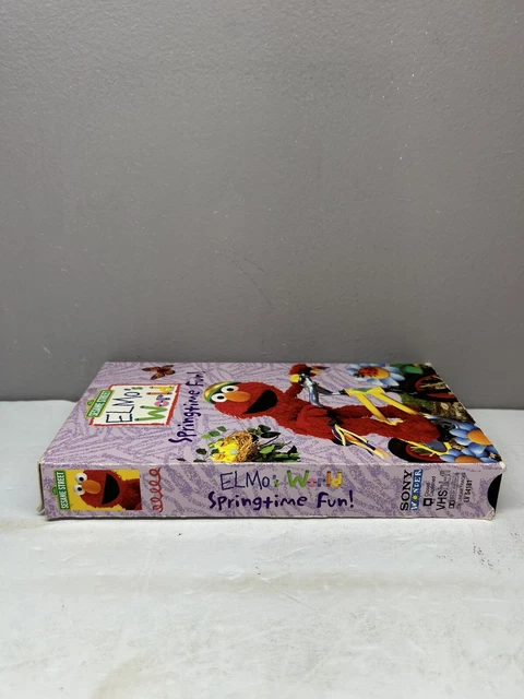 SESAME STREET ELMO'S World Springtime Fun! VHS Video Tape BUY 2 GET 1 ...