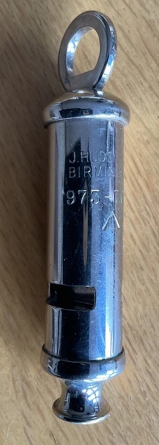 BRITISH ARMY CROWS Foot Broad Arrow Marked Military J Hudson Whistle ...