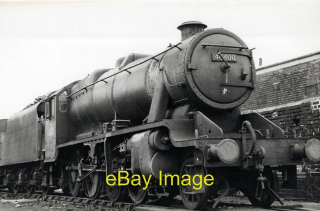 PHOTO RAILWAY ex LMS Stainer 8F 2-8-0 48400 at unknown shed c1960's £3. ...