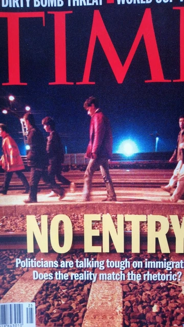 TIME MAGAZINE 2002 JUN 24 NO ENTRY THE DIRTY BOMB THREAT WORLD CUP ...