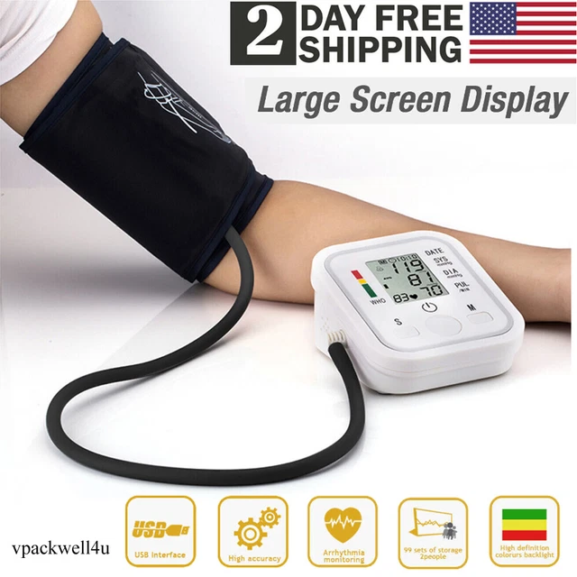 AUTOMATIC DIGITAL ARM Blood Pressure Monitor BP Cuff Machine Test ...