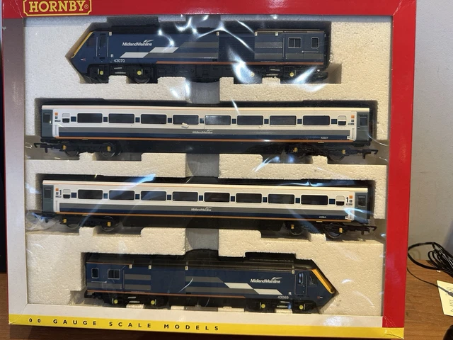 HORNBY OO GAUGE R2376 DCC FITTED Midland Mainline High Speed Train Pack ...