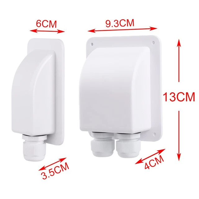 GLAND SOLAR PANEL Terminal Block Case Double/Single Ports RV Roof Cable ...