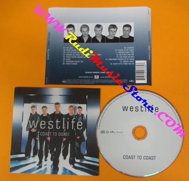 CD WESTLIFE COAST to Coast 2000 Europe RCA 74321803762 no lp mc dvd ...