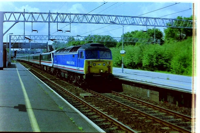 35MM RAILWAY COLOUR Negatives Class 47 715 at Sandbach £1.95 - PicClick UK