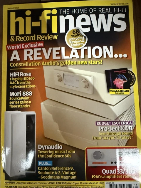 HI-FI NEWS & Record Review magazine Jan 2025 New Constellation Audio ...