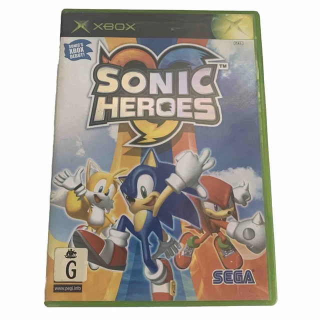 SONIC HEROES XBOX Original Game PAL Sega Complete w' Manual Tested ...