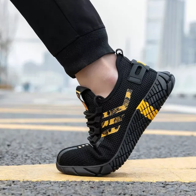 MENS LIGHTWEIGHT SAFETY Shoes Work Trainers Womens Safty Boots Steel ... MENS LIGHTWEIGHT SAFETY Shoes Work Trainers Womens Safty Boots Steel ...