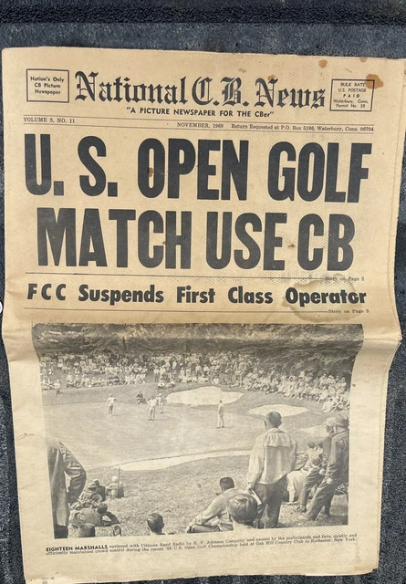 VERY RARE VINTAGE Nov 1968 Issue National Cb News Picture Newspaper For ...