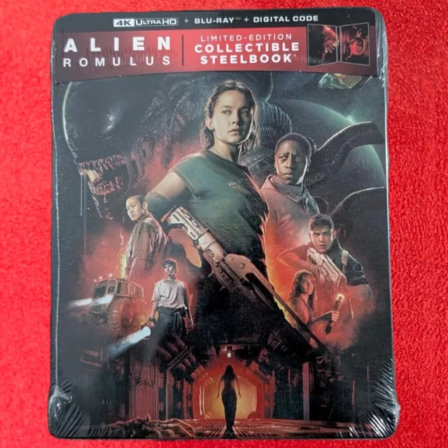 ALIEN ROMULUS STEELBOOK (4K Ultra HD Blu-Ray UHD + Blu-Ray + Digital ...