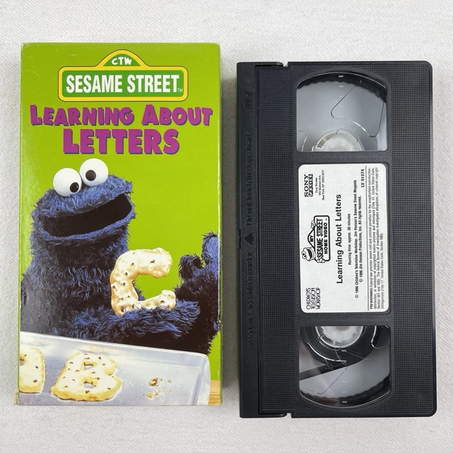 LEARNING ABOUT LETTERS (VHS, 1986) Sesame Street £9.84 - PicClick UK