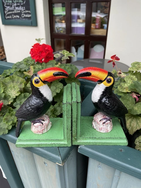 GUINNESS TOUCAN CAST Iton Bookends £45.00 - PicClick UK