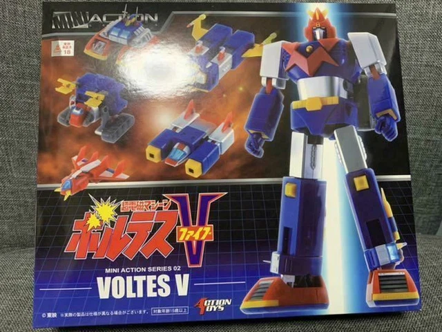 SUPER ELECTROMAGNETIC MACHINE Voltes V Action Toys MINI FIGURINE Rare ...