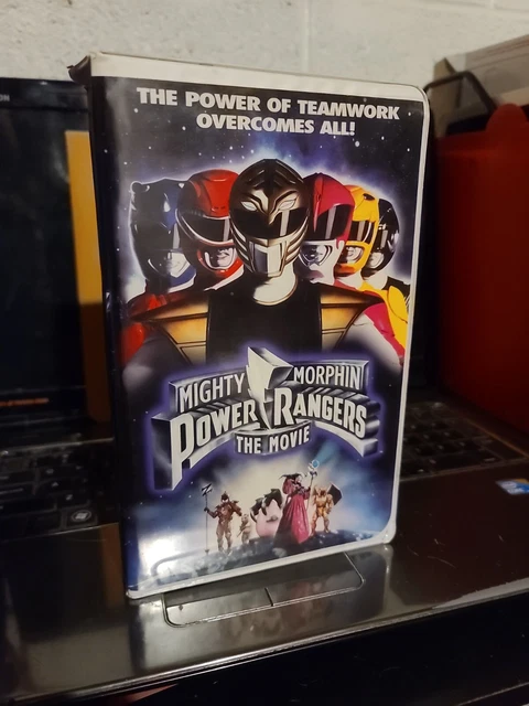 MIGHTY MORPHIN POWER Rangers: The Movie - VHS - White Clamshell - FREE ...
