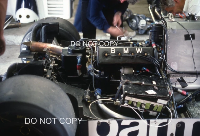 BRABHAM BT50 BMW Engine Turbo Pit 35Mm Slide 1982 British Grand Prix ...