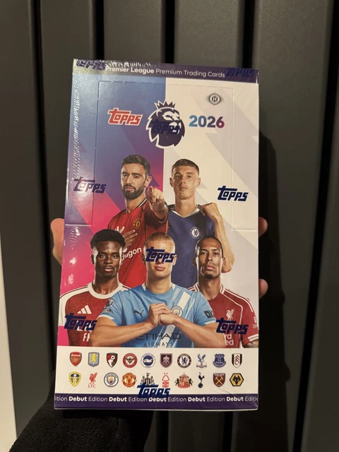 TOPPS PREMIER LEAGUE 2026 - Premier Hobby Box - Brand New & Sealed £235 ...