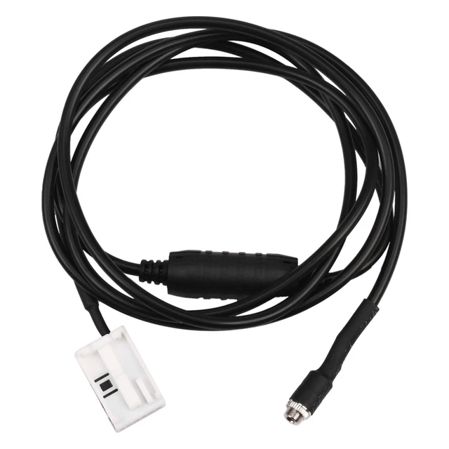 CAR AUX AUDIO Cable Line Connector with Resistor 1.5M 12 Pin for E60 ...