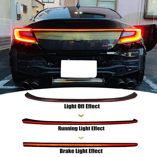 FOR 2022-2024 SUBARU BRZ Toyota GR86 LED Trunk Light Bar Rear Brake ...