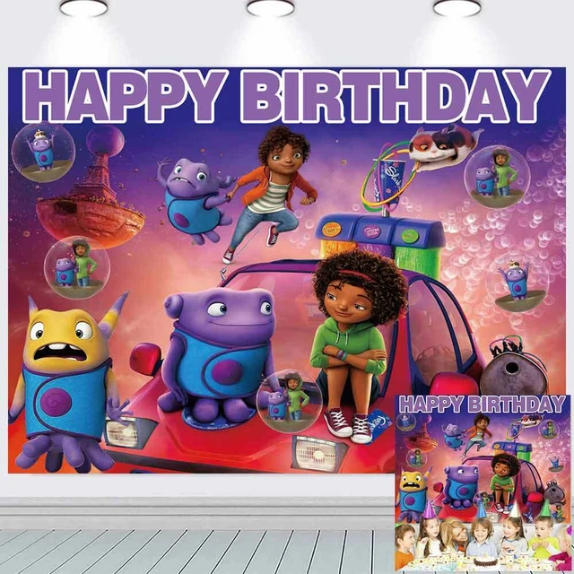 HOME MOVIE PARTY Supplies Birthday Decorations Backdrop Banner Vinyl ...