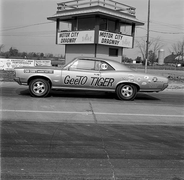 1966 GEETO TIGER Pontiac Gto Drag Car 1 Motor Racing Old Photo $8.50 ...