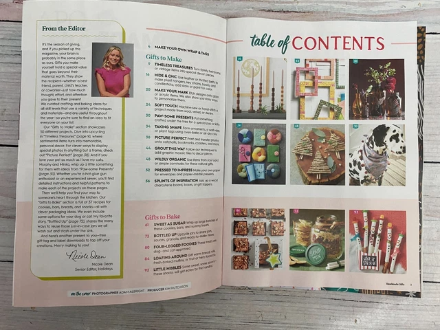 BETTER HOMES & Gardens January 2026 Magazine Handmade Gifts Simple ...