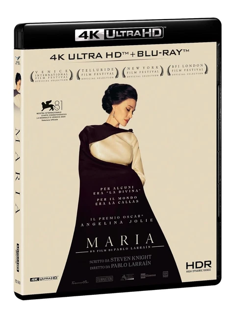 MARIA (CALLAS) (ANGELINA Jolie) 4K UHD (2025) 2 Blu Ray Pré Commande ...