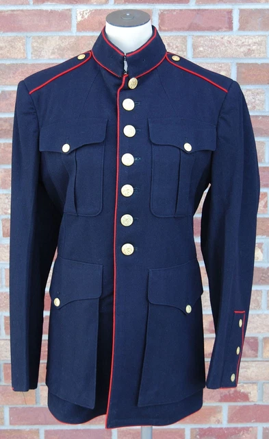 NICE WWII-KOREAN WAR Era Marine Corps USMC Dress Blue Uniform Jacket ...