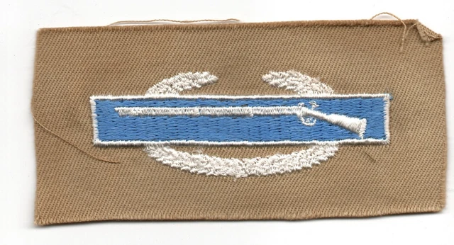 CIB COMBAT INFANTRY cloth Badge US Army Khaki WW2 Original £13.52 ...