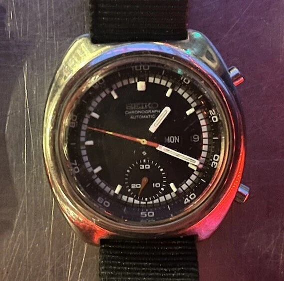 MONTRE HOMME VINTAGE 1976 Seiko 6139-7002 Automatique Ref 580413 ...