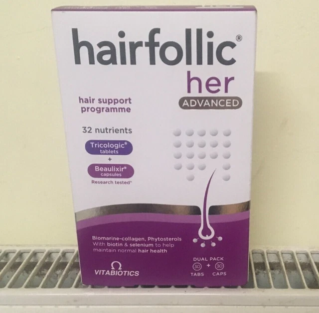 VITABIOTICS HAIRFOLLIC WOMAN Advanced - 60 Capsules £16.00 - PicClick UK