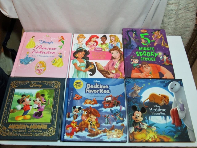 HEAVY 15LB LOT 6 HC Walt Disney Storybook Collection Princess Bedtime ...