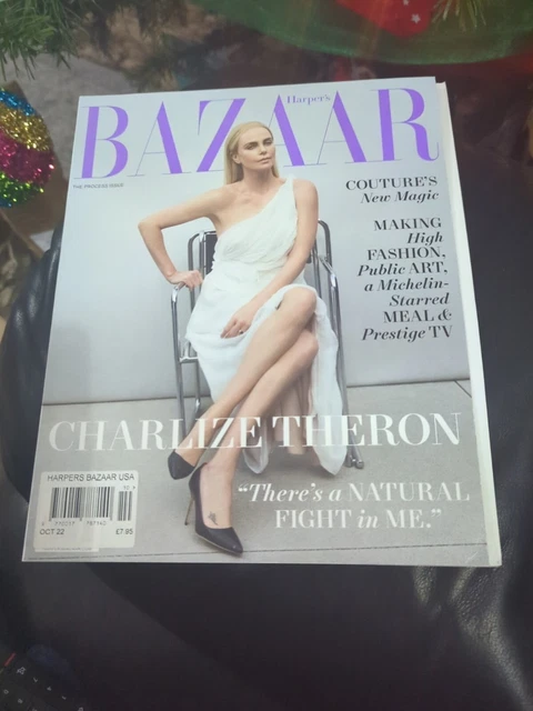 HARPER'S BAZAAR USA Magazine, Charlize Theron Lea Seydoux October 2022 £10.00 - PicClick UK