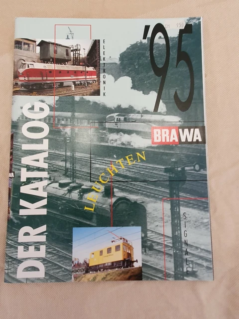 BRAWA MODELLBAHN-KATALOG 1995 mit separater Preisliste EUR 4,99 - PicClick DE