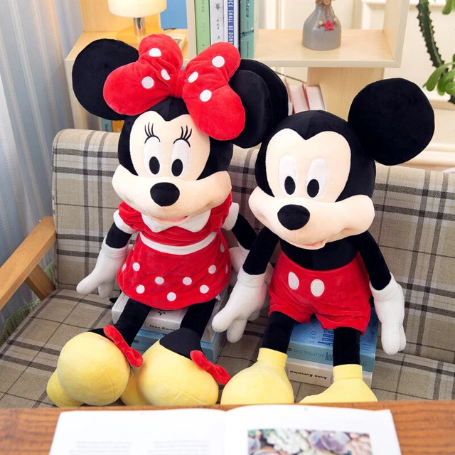 DISNEYS MICKEY MINNIE Mouse Soft Plush Toys Stuffed Dolls Kids Adult ...