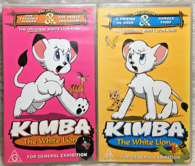 BUNDLE OF 2 VHS Video Tapes - Kimba The White Lion - Volumes 3 & 4 $15. ...